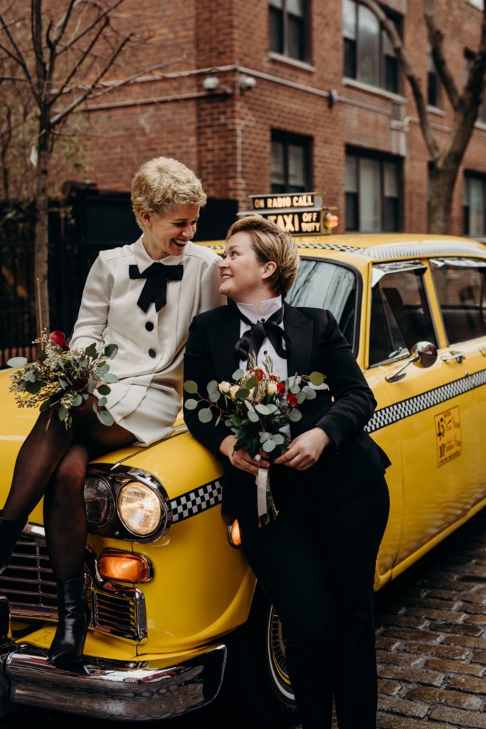 lily + erin / the high line hotel elopement, new york city wedding ...