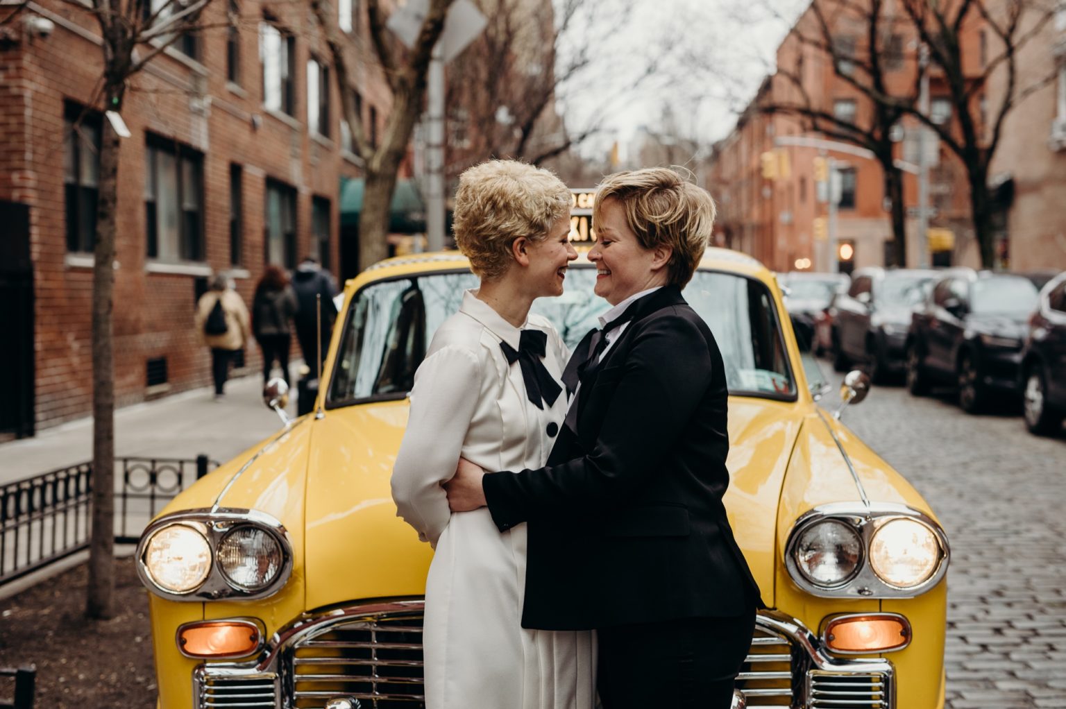 lily + erin / the high line hotel elopement, new york city wedding ...