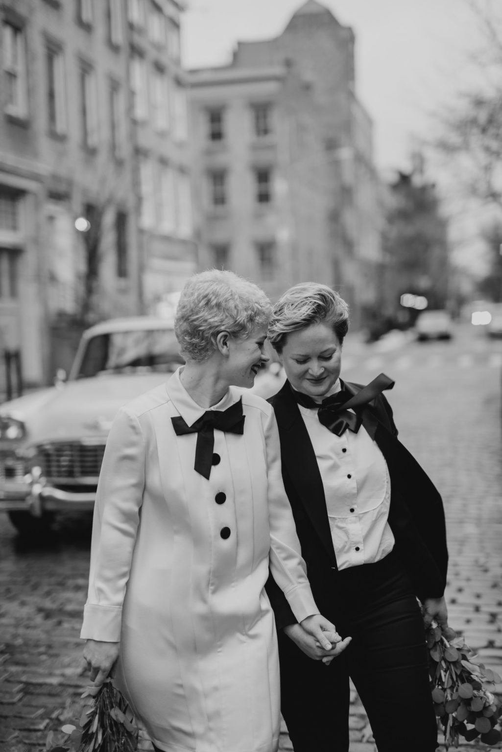 lily + erin / the high line hotel elopement, new york city wedding ...