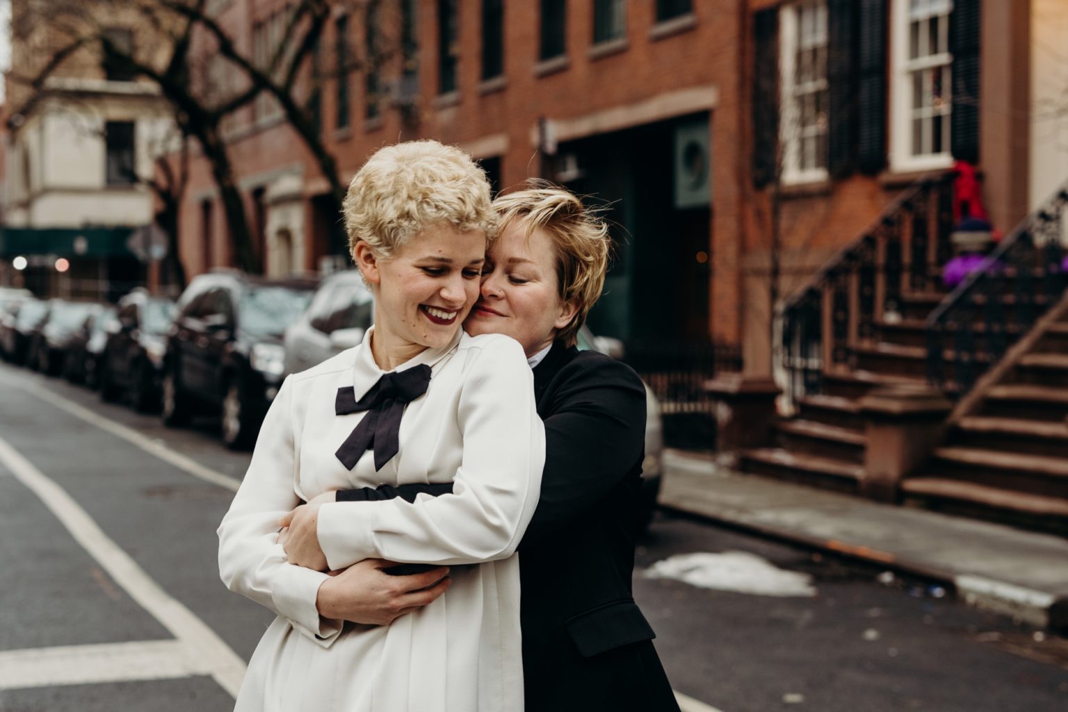 lily + erin / the high line hotel elopement, new york city wedding ...