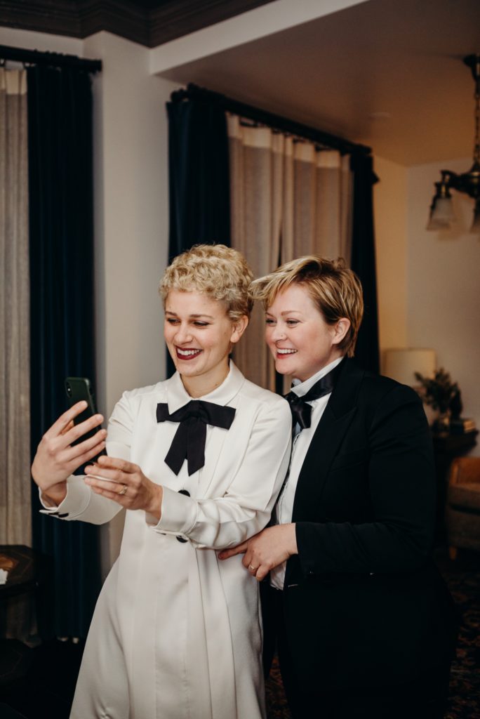 lily + erin / the high line hotel elopement, new york city wedding ...